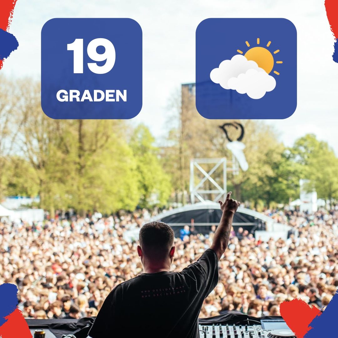 Het weer ziet er goed uit voor 5 mei! — Bevrijdingsfestival Zuid-Holland