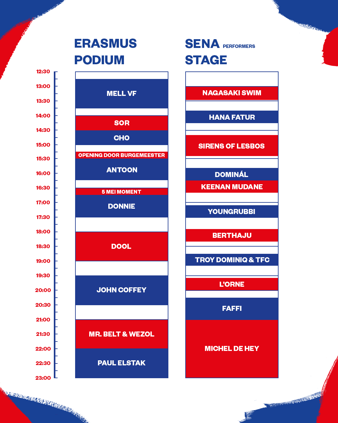 Timetable Bevrijdingsfestival Zuid-Holland 2025 bekend! — Bevrijdingsfestival Zuid-Holland